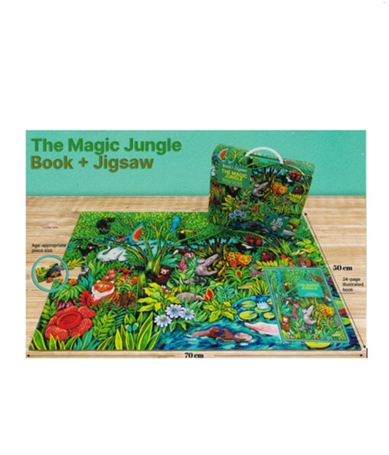 The Magic Jungle - Book + Jigsaw – Elephant Ollie | NZ made | Baby ...